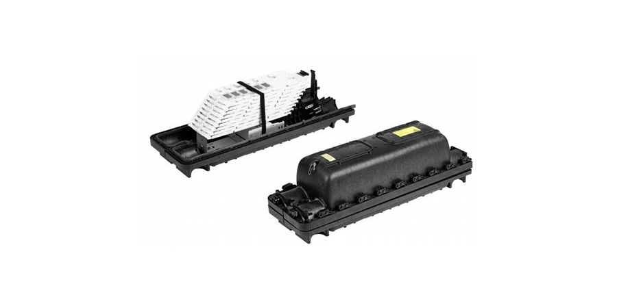 CLOSURE, FOSC 600 D FIBER, GEL CBL SEAL, BUTT, NO TRAY, (2) 4-PORT GEL ...