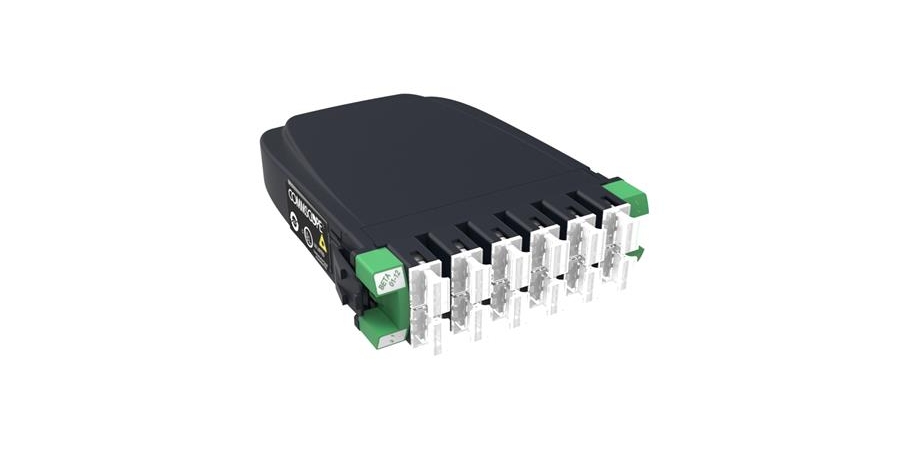 Fiber Module, OS2 Fiber, 12 Fiber, SC/APC Connector 1, MPO Connector 2 ...