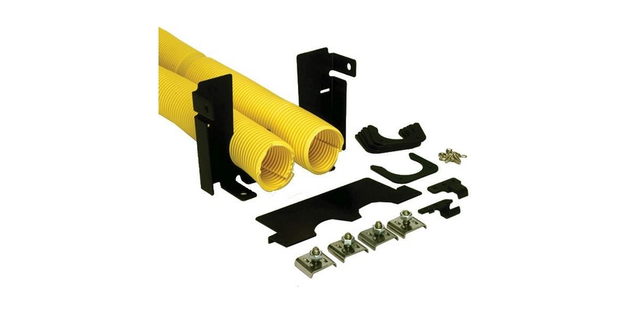 Dual Flex Tube Attachment, Vertical, Yellow