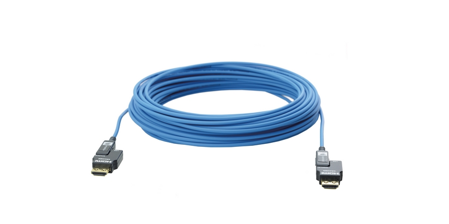 Pluggable HDMI Cable, 28 AWG, Blue, Diameter 3.4mm, Length 262 ft.