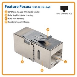 N235-001-SH-6AD - TRIPP LITE - Cat6a | Anixter