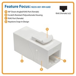 N235-001-WH-6AD - TRIPP LITE - Cat6a | Anixter