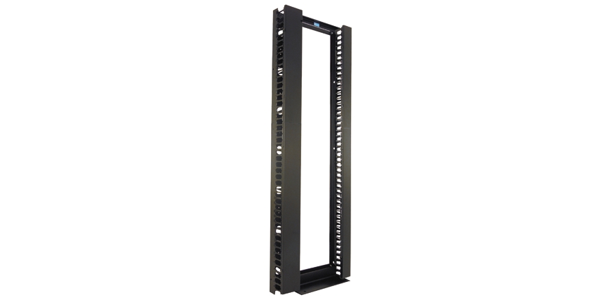 Global Standard Rack,Black,84 in. Ht,Painted Aluminum,19 in. Wd Mount ...
