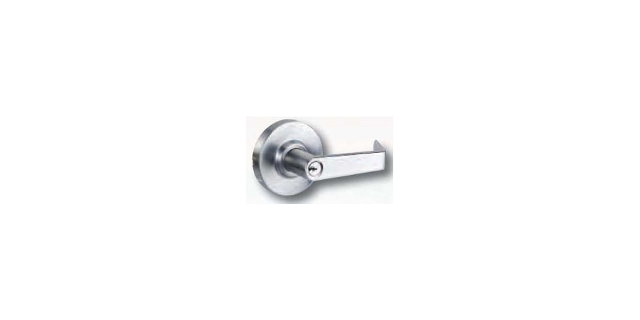 Exit Device Lever Trim, US26D Satin Chrome, Brass