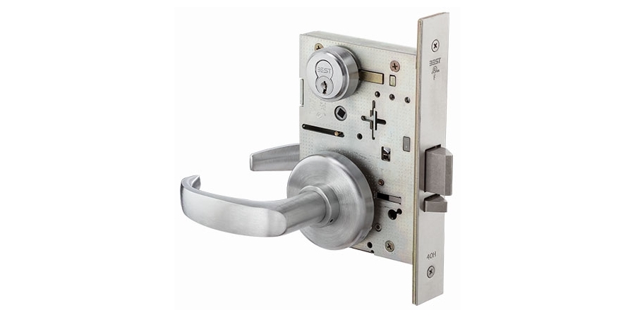 Mortise Lock, Standard, Non-Keyed/Dummy Trim Core, Contour/Angle Return ...