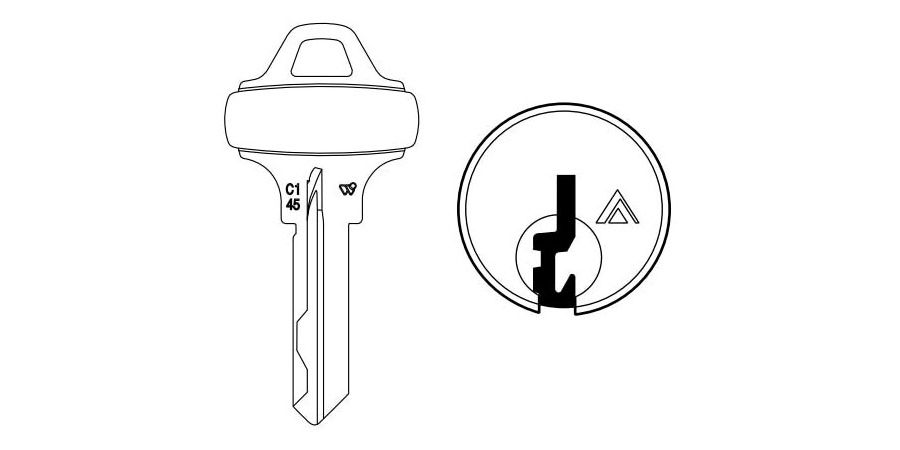 Key Blank, 6 Pin or Disc Pin Length, High Security Key Blank, Original ...