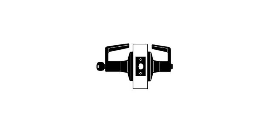 Cylindrical Lever Lock, ANSI: Grade 2, Function: Entrance/Office Lock ...