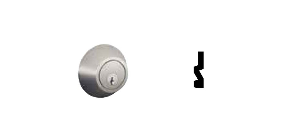 Door Lock, ANSI: Grade 3, Function: Deadbolt Single Cylinder, US3 ...