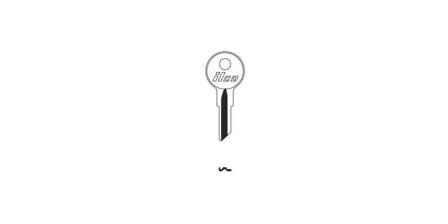 Vehicle Key Blank, Automotive Key Blank, Original-Shaped Bow, Brass ...