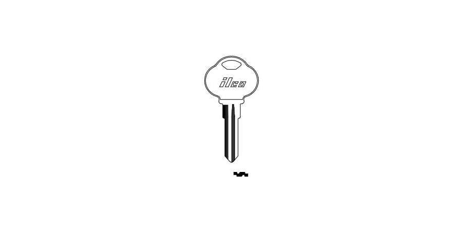 Vehicle Key Blank, Automotive Key Blank, Original-Shaped Bow, Brass ...