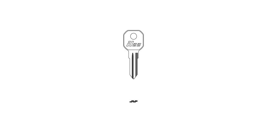 Vehicle Key Blank, Automotive Key Blank, Original-Shaped Bow, Brass ...