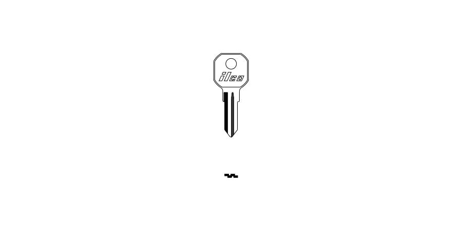 Vehicle Key Blank, Automotive Key Blank, Original-Shaped Bow, Brass ...