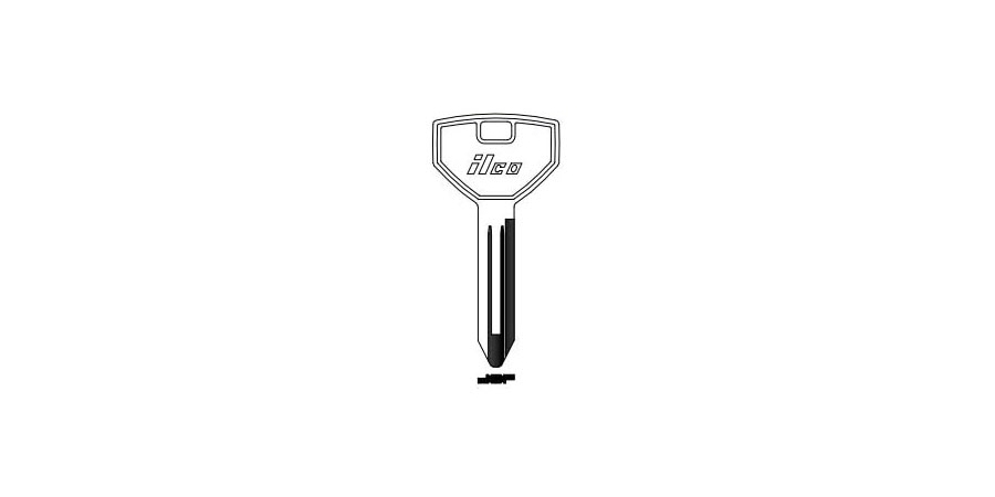 Vehicle Key Blank, Automotive Key Blank, Original-Shaped Bow, Brass ...