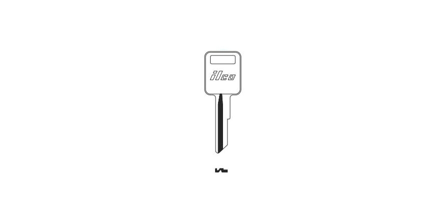 Vehicle Key Blank, Automotive Key Blank, Original-Shaped Bow, Brass ...