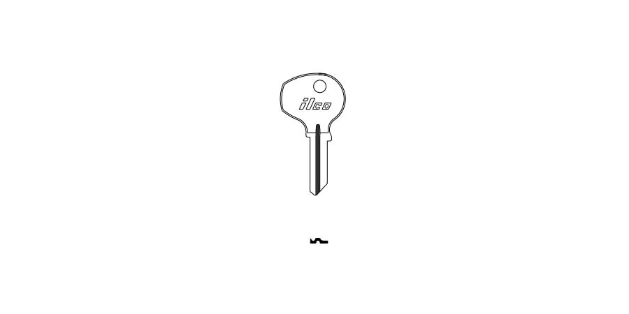Vehicle Key Blank, Automotive Key Blank, Original-Shaped Bow, Brass ...