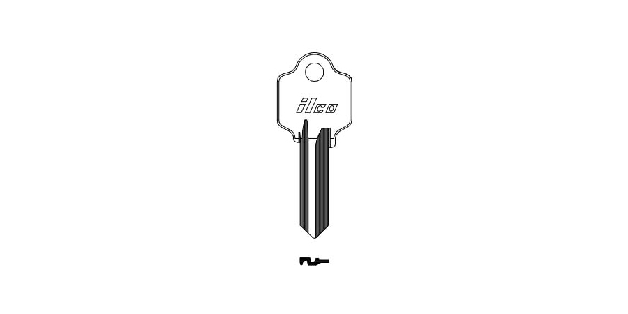 Cylinder Lock Key Blank, 5 Pin or Disc Pin Length, Pin Tumbler Cylinder ...