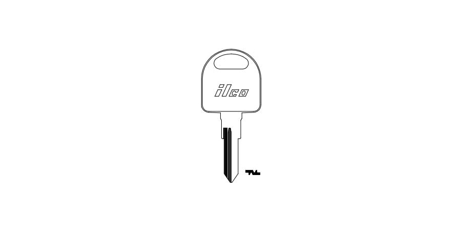 Vehicle Key Blank, Automotive Key Blank, Original-Shaped Bow, Brass ...