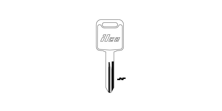 Vehicle Key Blank, Automotive Key Blank, Original-Shaped Bow, Brass ...