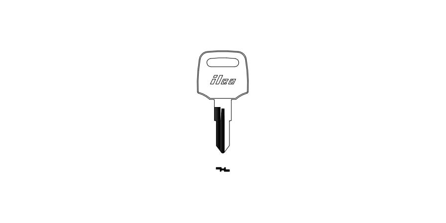 Vehicle Key Blank, Automotive Key Blank, Original-Shaped Bow, Brass ...