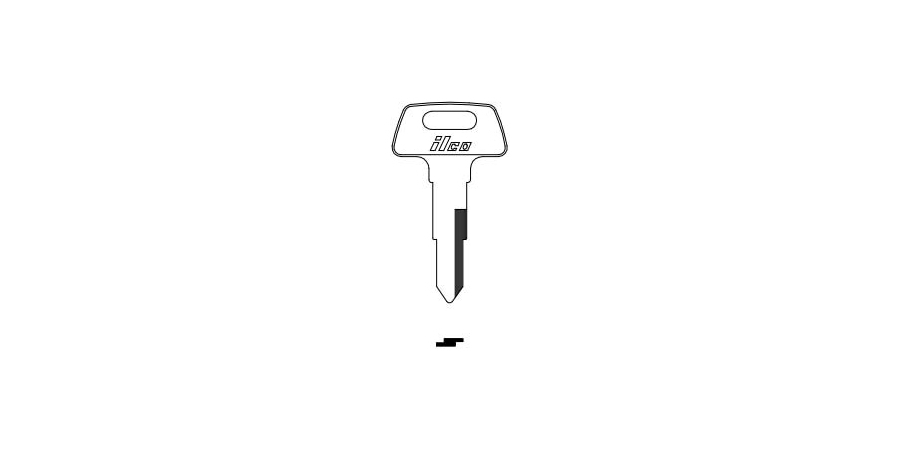 Vehicle Key Blank, Automotive Key Blank, Original-Shaped Bow, Brass ...