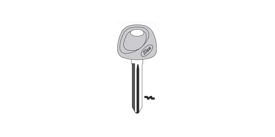 Vehicle Key Blank, Automotive Key Blank, Original-Shaped Bow, Plastic ...