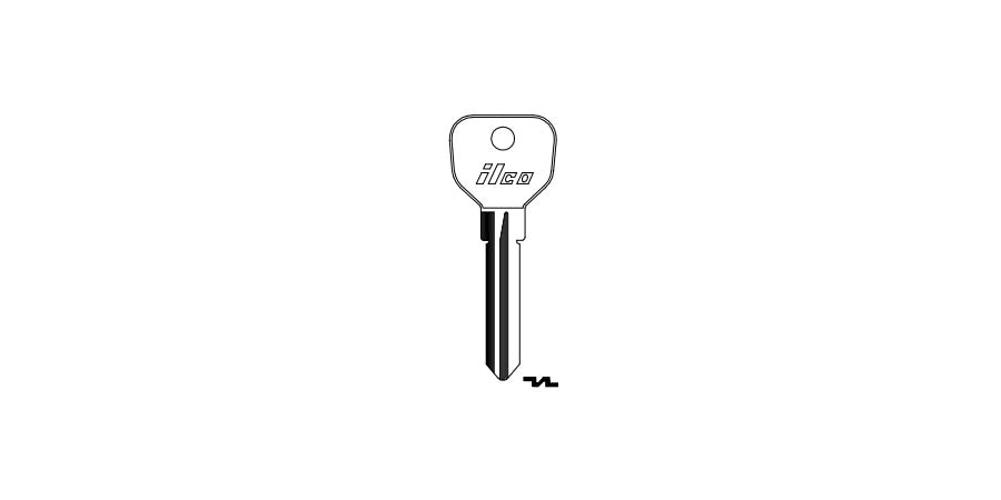 Vehicle Key Blank, Automotive Key Blank, Original-Shaped Bow, Brass ...