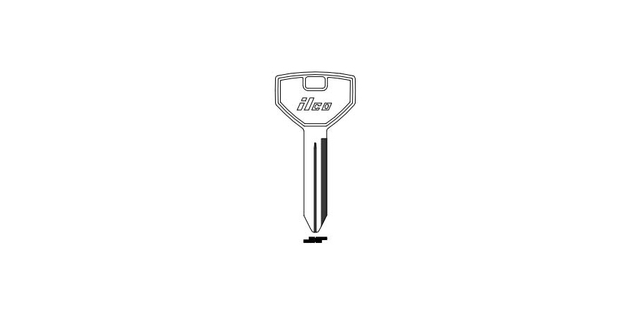 Vehicle Key Blank, Automotive Key Blank, Original-Shaped Bow, Brass ...