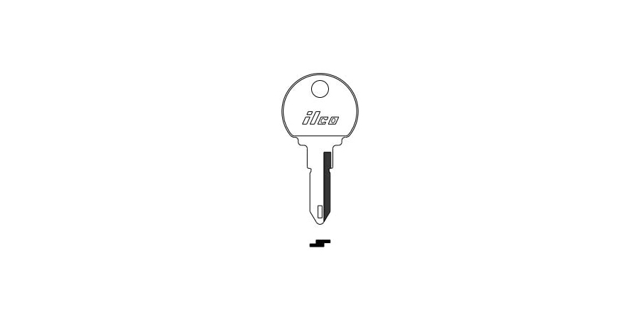 Vehicle Key Blank, Automotive Key Blank, Original-Shaped Bow, Brass ...