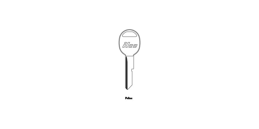 Vehicle Key Blank, Automotive Key Blank, Original-Shaped Bow, Brass ...