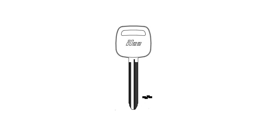 Vehicle Key Blank, Automotive Key Blank, Original-Shaped Bow, Brass ...