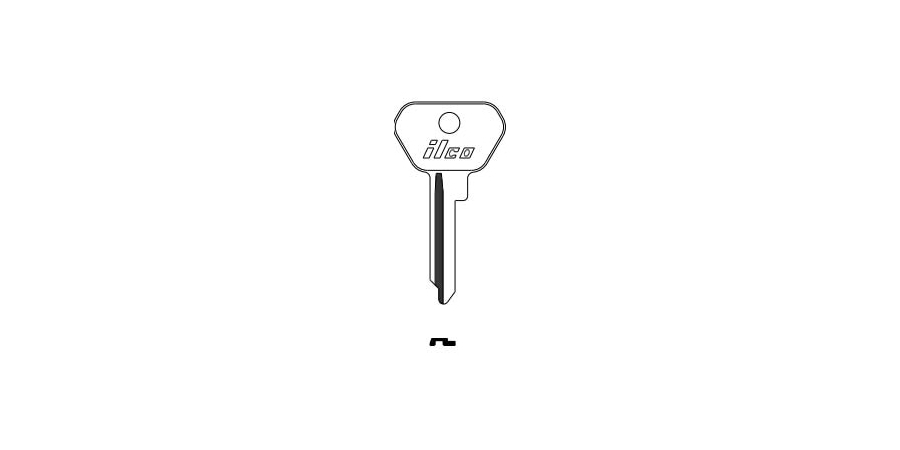 Vehicle Key Blank, Automotive Key Blank, Original-Shaped Bow, Steel ...