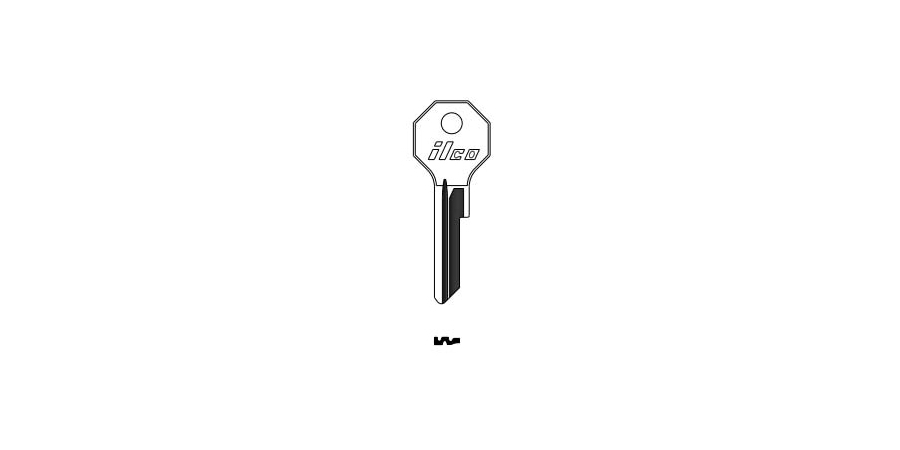 Vehicle Key Blank, Automotive Key Blank, Original-Shaped Bow, Brass ...