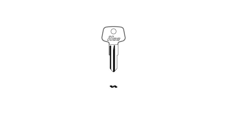 Vehicle Key Blank, Automotive Key Blank, Original-Shaped Bow, Brass ...