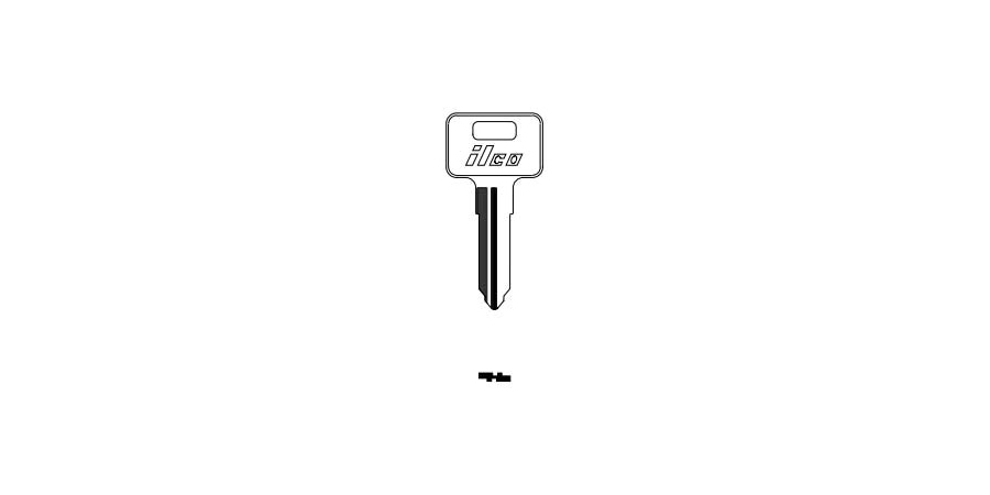 Vehicle Key Blank, Automotive Key Blank, Original-Shaped Bow, Brass ...