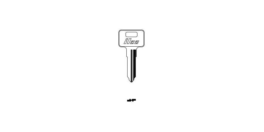 Vehicle Key Blank, Automotive Key Blank, Original-Shaped Bow, Brass ...