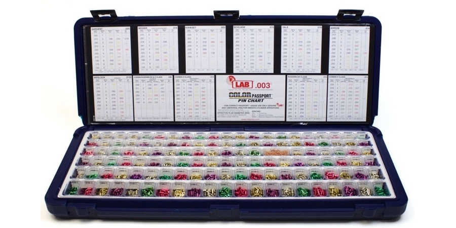 Universal Rekeying Pinning Kit, Polyethylene, 22-1/2 in. L, 8-1/4 in. W ...