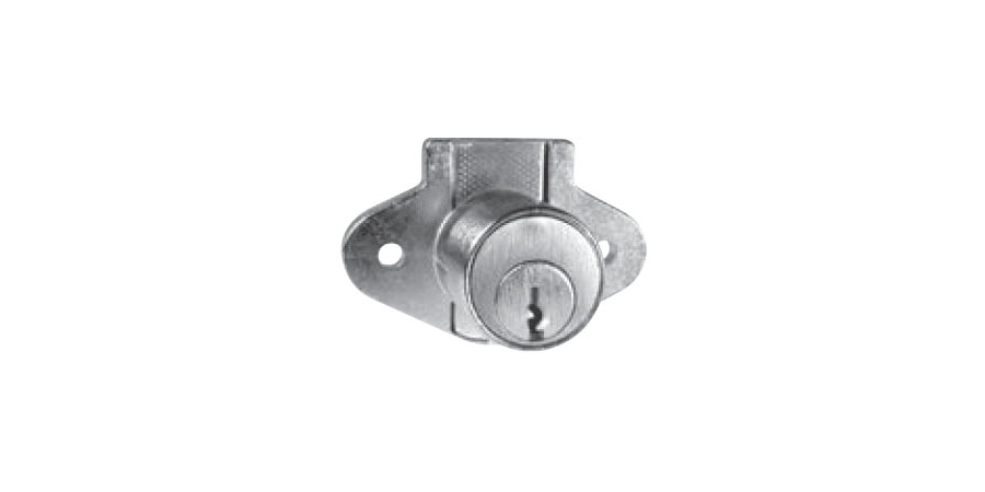 Drawer Lock, Polished Dull Chrome, Pin Tumbler Key, Key Code: 915 ...