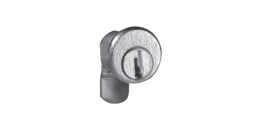Door Lock, 5-Pin Tumbler Key, 90 deg. Counterclockwise Rotation, Keying ...