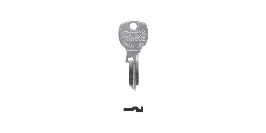 Mailbox Lock Key Blank, 5 Pin or Disc Pin Length, Pin Tumbler Cylinder ...