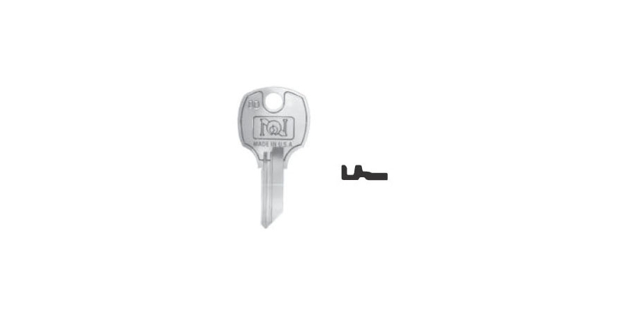 Pass Lock Key Blank, 5 Pin or Disc Pin Length, Disc/Wafer Tumbler Key ...