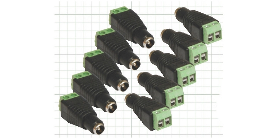 Power Connector, Input Voltage 12 VDC