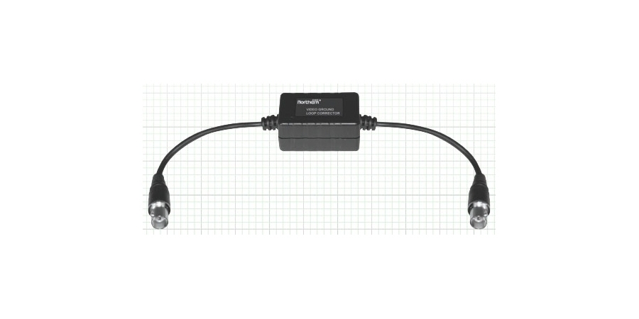 Video Ground Loop Corrector, BNC Male to BNC Female Connector ...