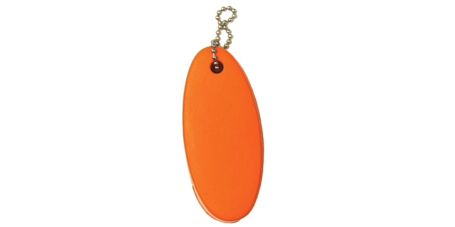 Oval Floating Squeeze Keychain