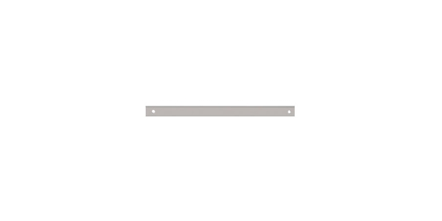 Filler Plate, 5/8 in. H, 3/4 in. W, 10-1/2 in. L, Aluminum, US28 Clear ...