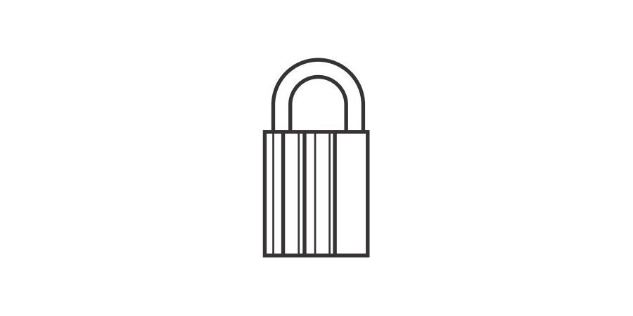 Padlock, Key-Retaining, Sub-Assembled, Profile 62, 1.9" Width, #2, With ...