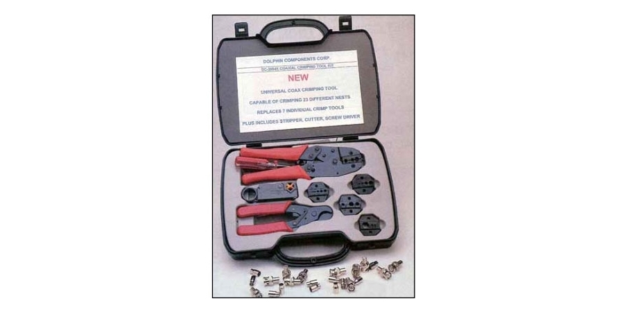 Universal Coaxial Crimping Tool Kit, For Use With RG Type Cable
