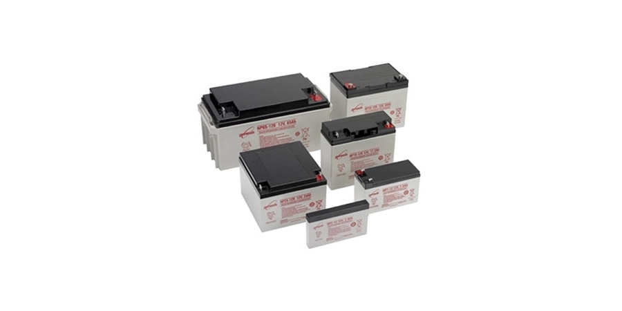 Battery, 12V, 593W, AGM, Length 7.76 in., Flame Retardant, Width 6.5 in ...