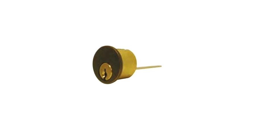 Rim Cylinder, 6 Pin Length, Brass, US10B Oil-Rubbed Bronze