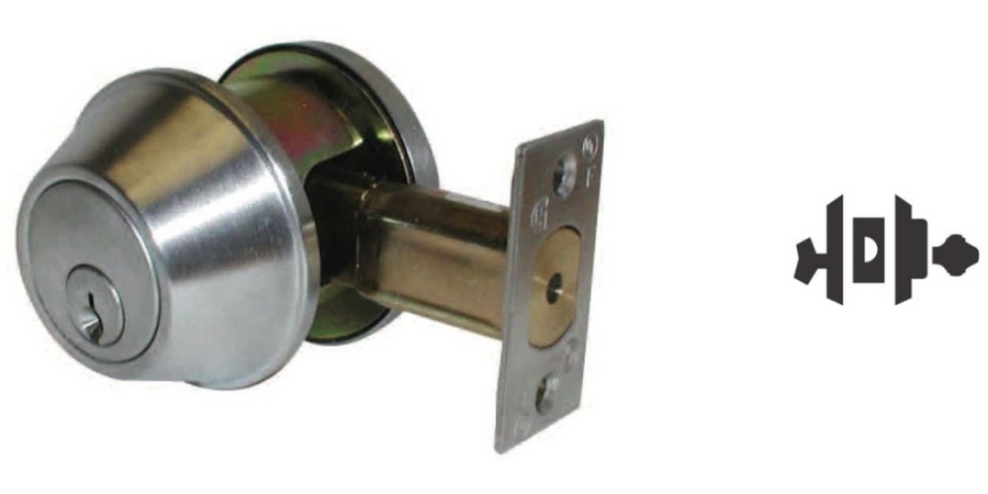 Deadbolt, ANSI: Grade 2, Function: Deadbolt Single Cylinder, US32D ...