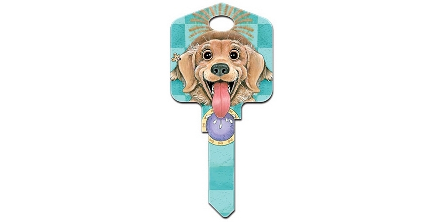 Decorative Key Blank, Schlage, Large Headed, Painted, Disney Feed Me ...